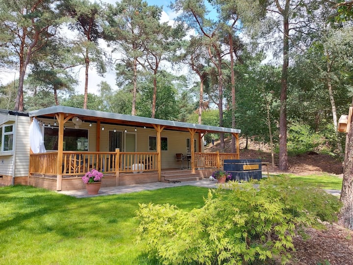 Sfeervol 6 Pers. Chalet Op 5 Sterren Camping! - Raalte