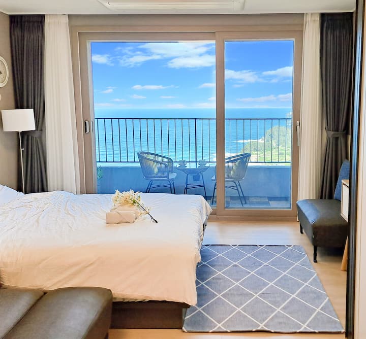 속초더블루테라 오션 #2 초고층 정면오션뷰 속초해수욕장 도보 5분 - Sokcho-si