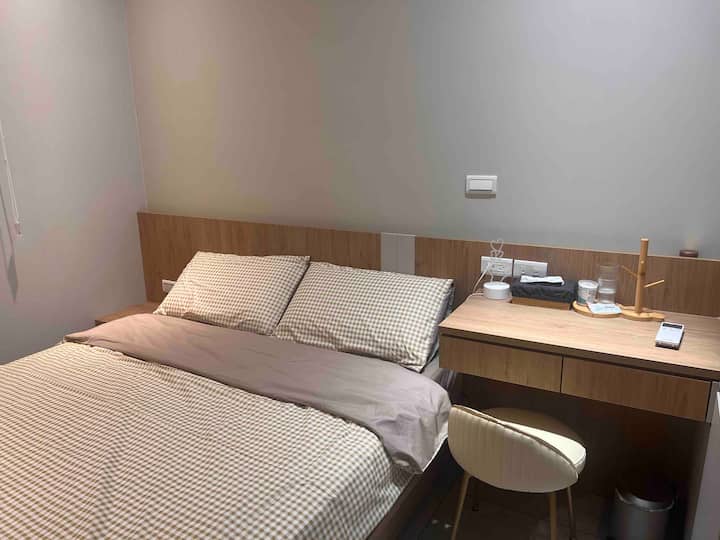 桃園A19捷運站簡單的家庭式房間 - 다시 구