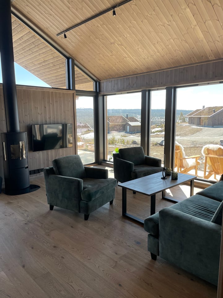 Beautiful Mountain Cabin, Close To Langedrag - Norvège