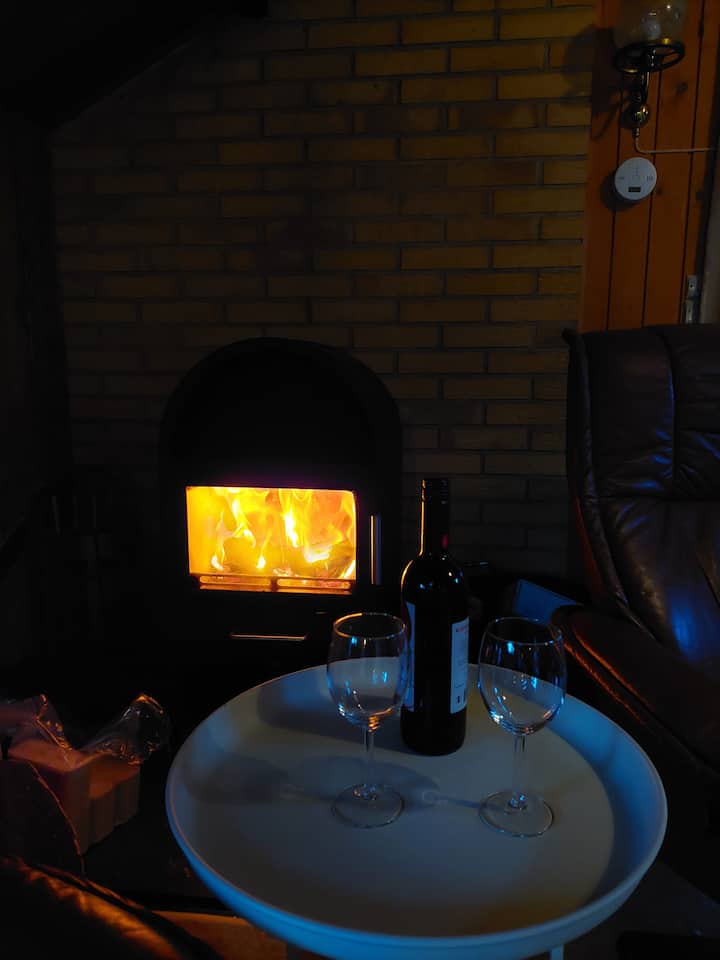 Children Friendly Summerhouse With Wood Stove - Denemarken