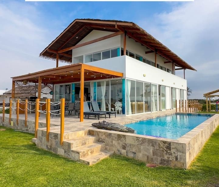 Casa De Playa 1era Fila C/ Paneles Solares - San Clemente