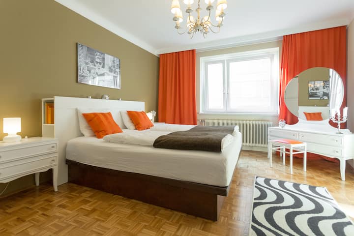 70's Retro Viennese Apartment 6 Min To City Center - Wien