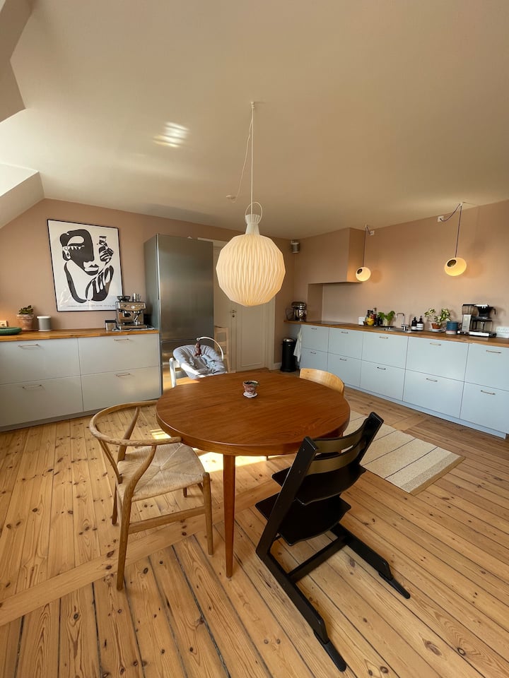 Central Apartment - View Of Copenhagen Skyline - Copenhague
