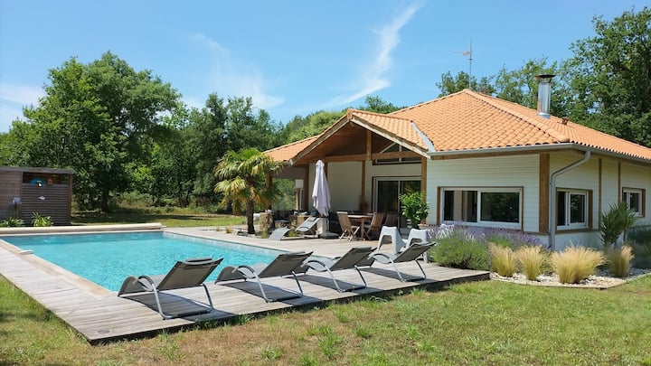 Villa Dans Le Sud Ouest, Piscine Privée - Moliets-et-Maa