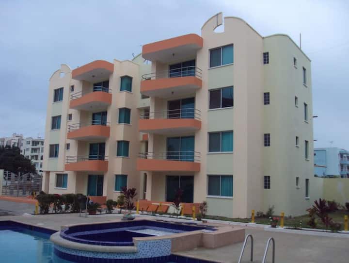 Lindo Departamento Familiar En Tonsupa - Atacames