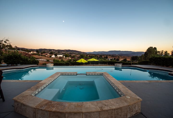 Resort Style Ranch/infinity Pool For Family - Wilson Creek Winery, Temecula