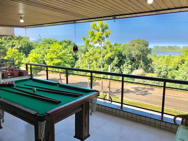 Lindo! Grande! Confortável! 3qts , 170m2, Praia. - Recreio