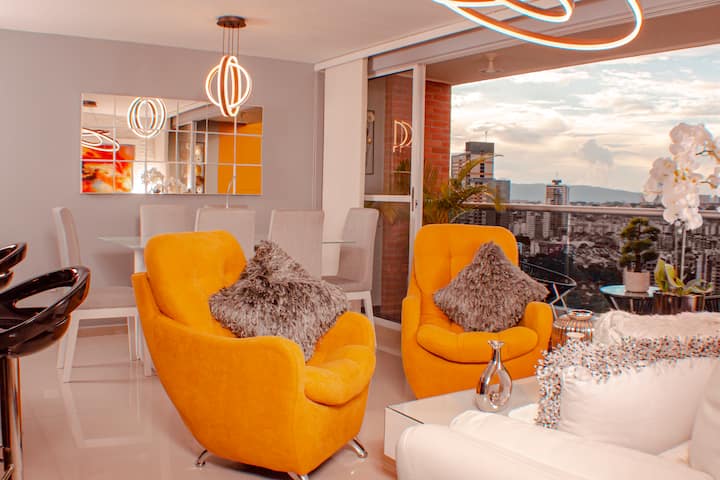 Luxury Condo With Breathtaking Balcony View - Piedecuesta