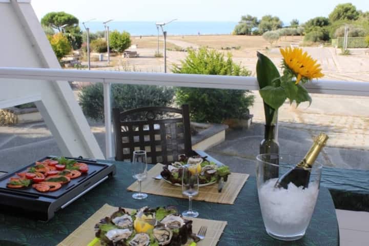Ensoleillé Face Mer Et Parc Paysagé - La Rochelle