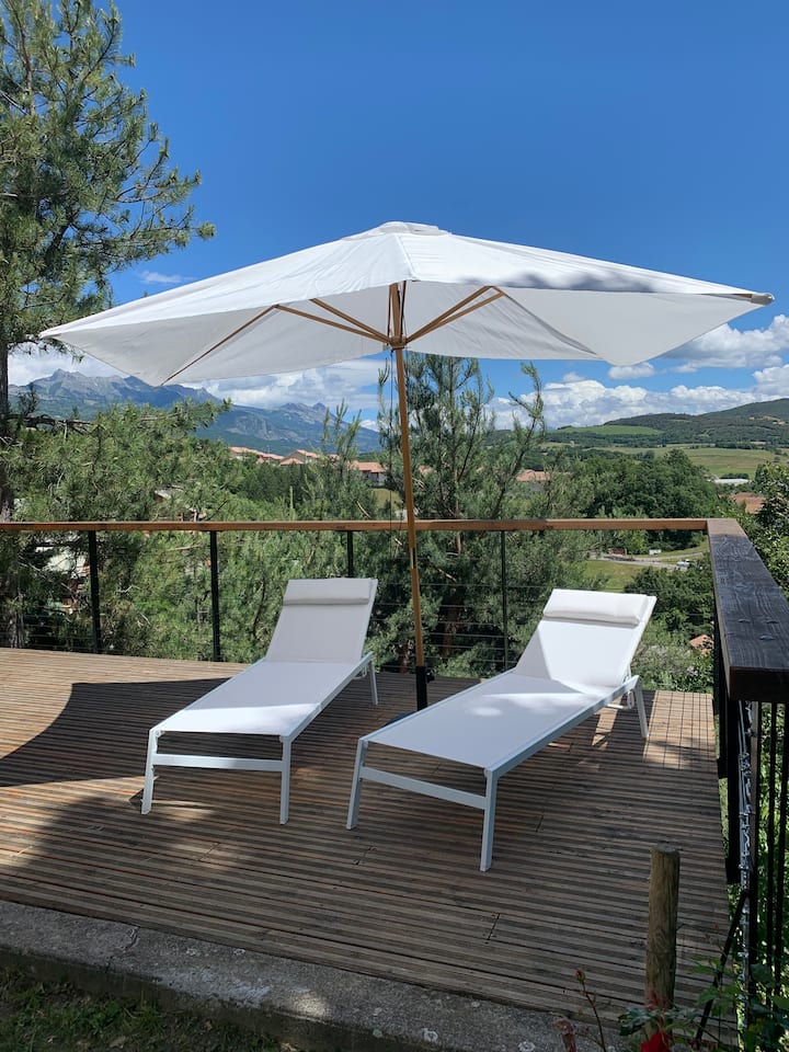 Grande Maison, Piscine, Terrasse, Vue Montagnes - Gap