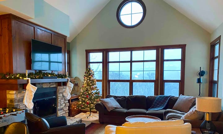 Les Eaux- Waters Condo 3 Cac - Vues Spectaculaires - Mont-Tremblant