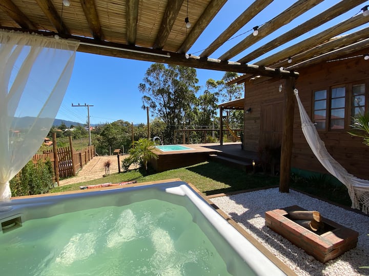 Casa Sonho Do Rosa: Quadra, Spá Aquecido E Piscina - Imbituba