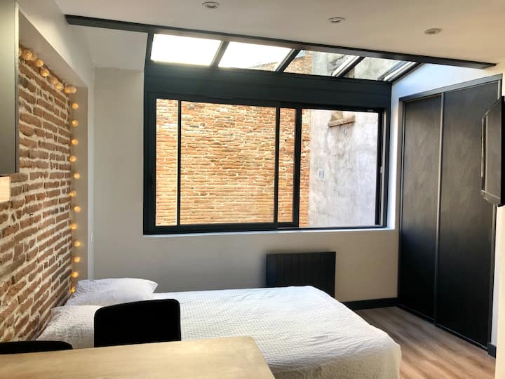 Studio Charme Toulousain Au Pied Des Transports - 圖盧茲