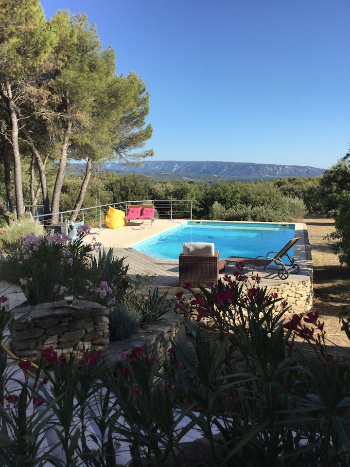 Belle Villa Avec Piscine Et Vue Au Calme - L'Isle-sur-la-Sorgue
