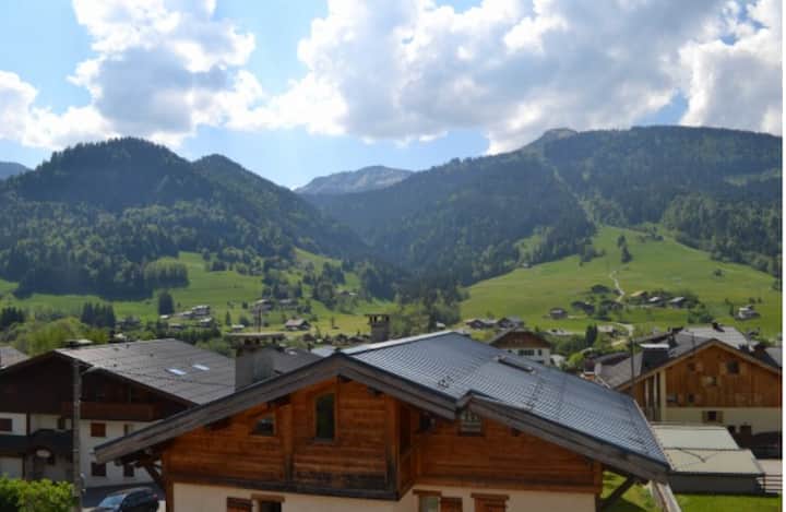 Chalet De Charme Dans Le Centre De Praz Sur Arly - Flumet