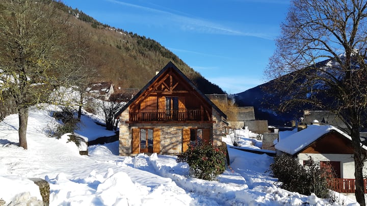 Keribou: Maison Chalet Vallée Du Louron 3*** Wifi - Peyragudes