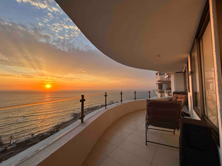 Apt 2b W/amazing Panoramic View From The Terrace - Iquique