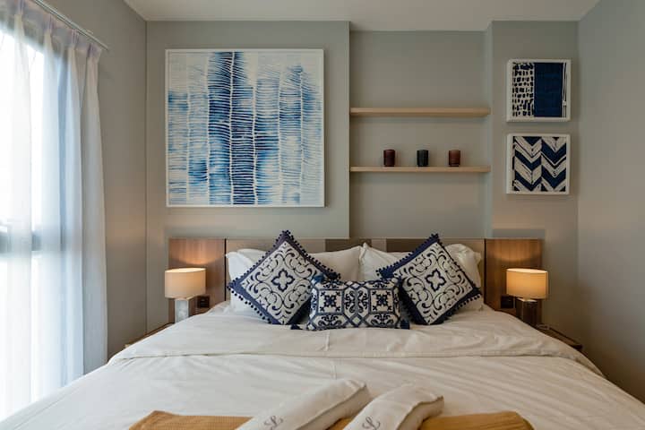 Astra Sky River/ 高楼层/最大无边泳池/1卧室套房 - Chiang Mai