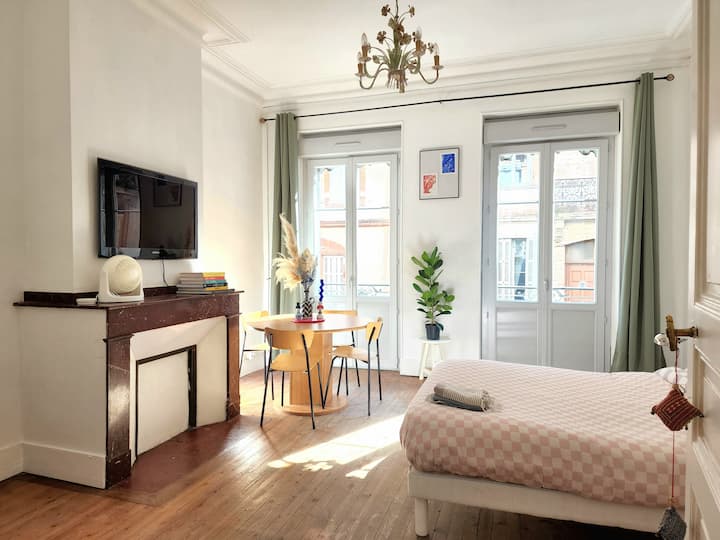 Private Room In Shared 93m² Housetoulouse Center - Toulouse