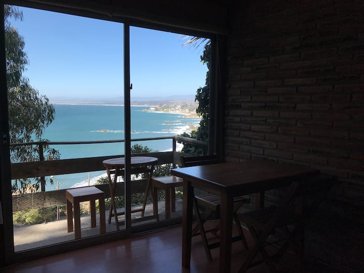 Cabaña Con Balcón Y Vista Al Mar. - Concón