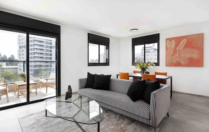 Luxury 2br | Balcony & Free Parking | Kiryat Ono - Tel Aviv Ben Gurion Airport (TLV)