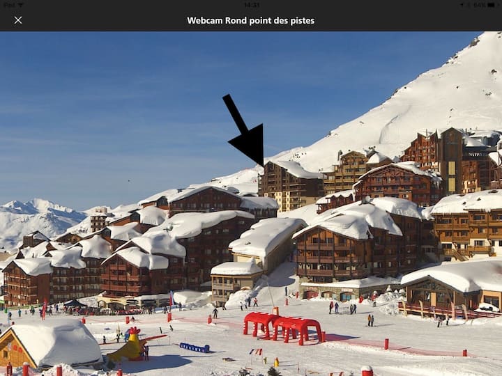 Val Thorens, Appt 30m² Au Pied Des Pistes Et Wifi - Savoie