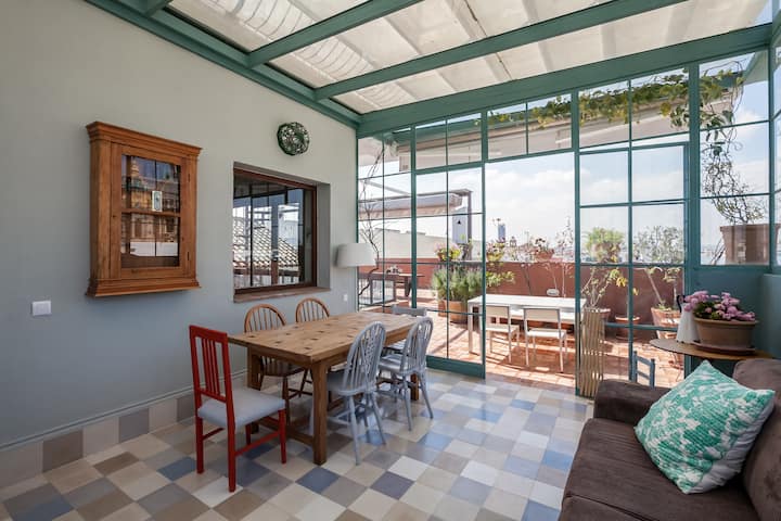 Penthouse In Restored C19th Sevillian Home - 塞維利亞
