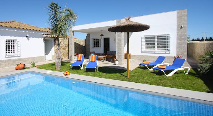 Casa Del Campo, Piscina Privada, Para 2-6 Personas - Conil de la Frontera