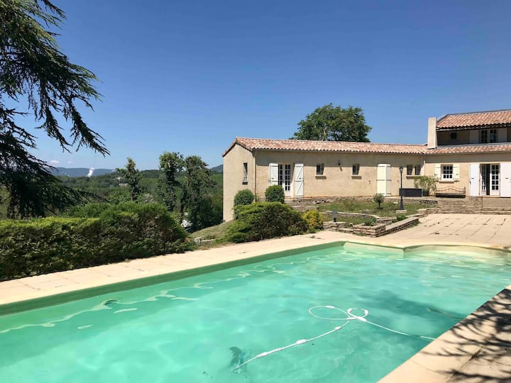 Villa Provençale Avec Piscine Et Parc Arboré - Montélimar
