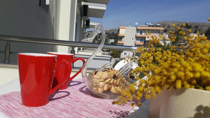 Comfy Studio Apartment In Saranda! Mountain View! - 사란더
