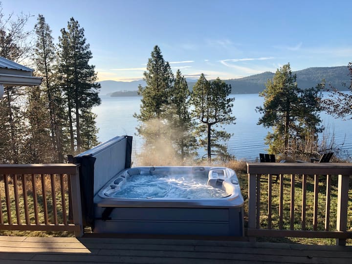 Lake Getaway In Sandpoint With Hot Tub Over Lake - Hope, ID
