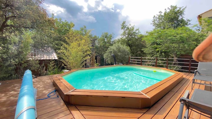 Villa Zen 3⭐️⭐️⭐️ Piscine Jacuzzi Sauna, 6 Pers - Brignoles