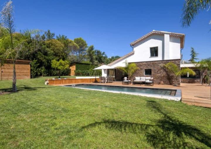 Short/long Term Luxury 200m2 House, Garden W/ Pool - Mouans-Sartoux