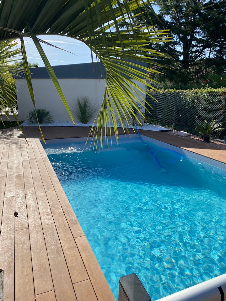 Maison Au Calme Avec Piscine - Saint-Médard-en-Jalles
