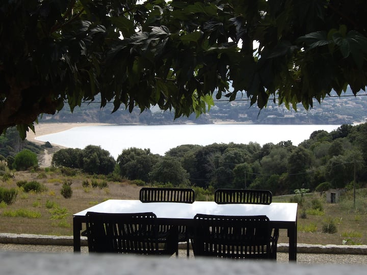 Rez De Villa Propriano Vue Mer, Jardin Privatif - Olmeto