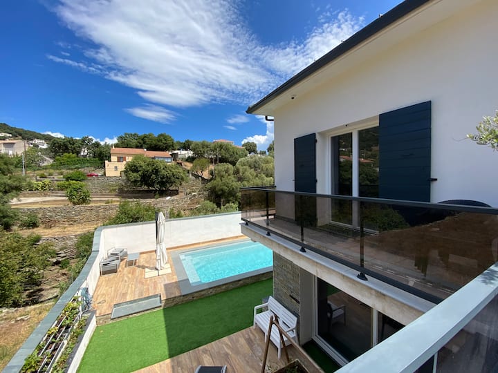 Villa Bastia Piscine Privée Toboggan 5 Min Mer - Bastia