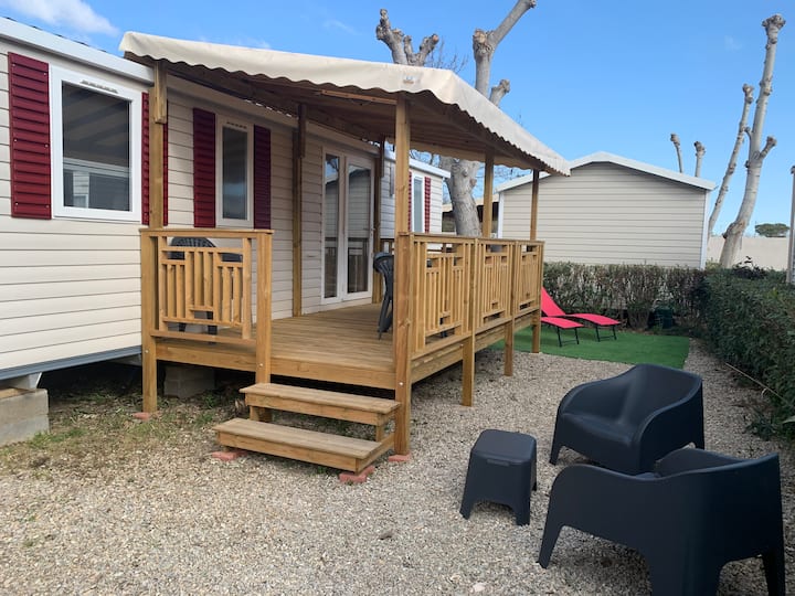 Mobilhome Ii La Carabasse 4* Vias Plage 6/8 Pers. - Vias