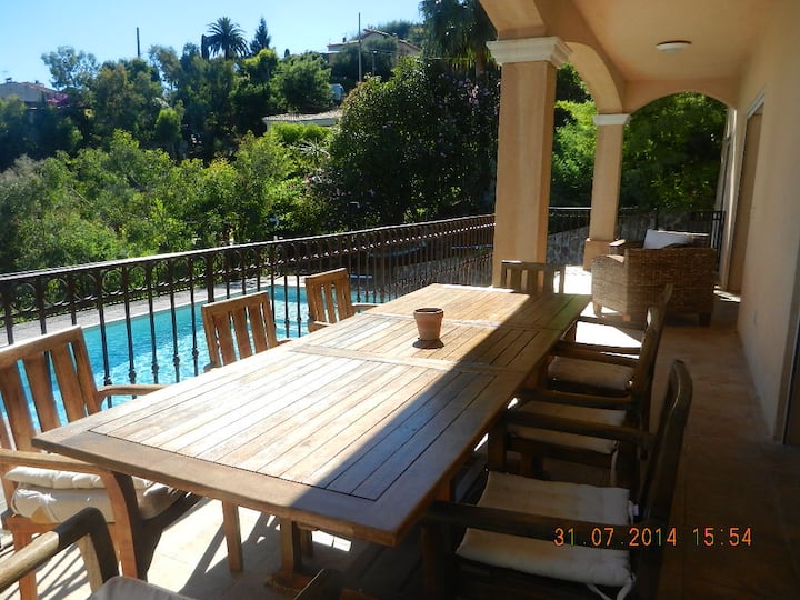 Villa Vue Mer Piscine Privée Sur Les Hauteurs - Mandelieu-la-Napoule