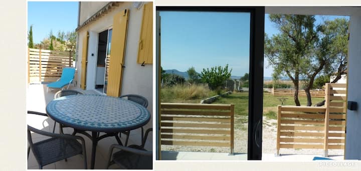 Giens Grd Studio Donnant Sur Jardin, Plage à 800m - Porquerolles