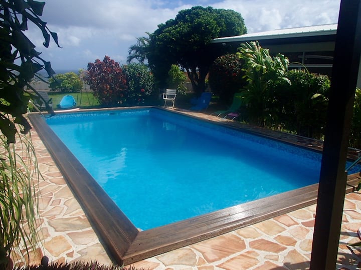 Loue Joli Bungalow Calme Et Aéré à Supermahina - Tahiti