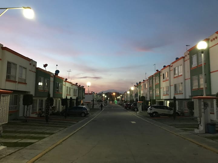 Casa Tranquila En Privada - Puebla