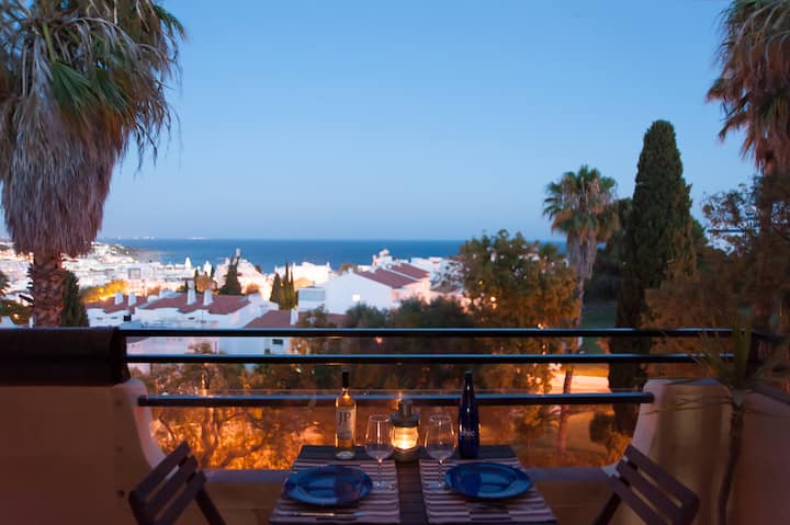 Charmant Appartement Avec Vue Mer Et Piscines - Albufeira