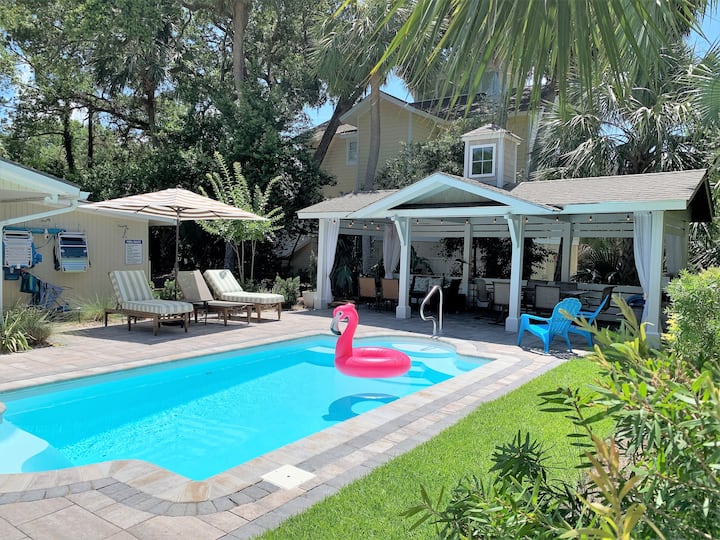 New Resort-style Pool, Cute House 88 Steps To Sand - Hilton Head Island, SC