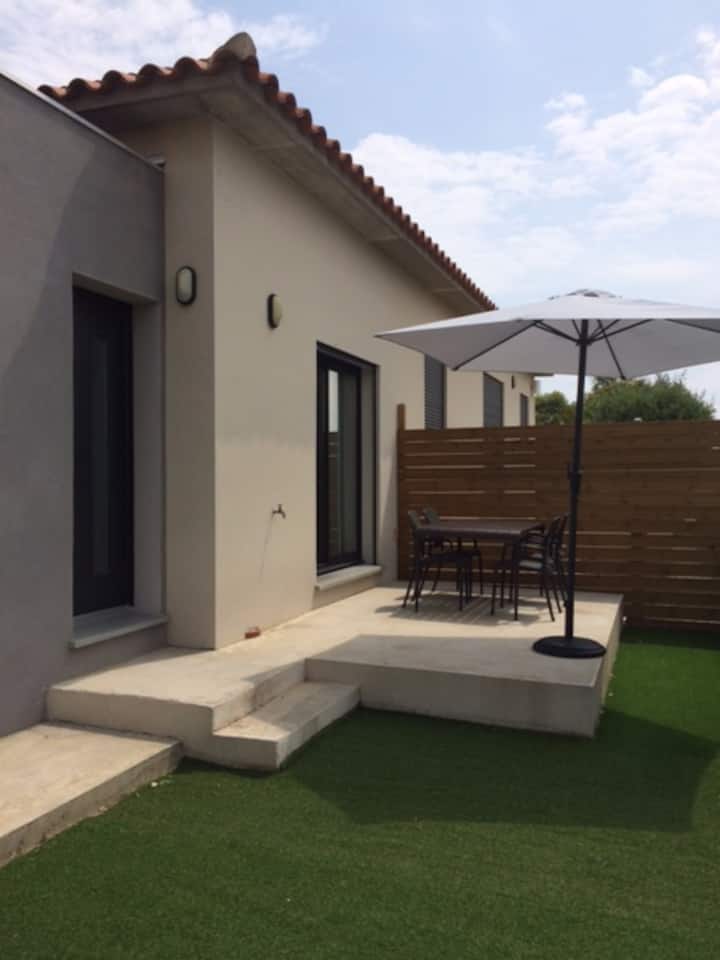 Villa 3 Pièces Climatisée, 4 Pers Calme 4 Km Plage - ibis Perpignan Nord