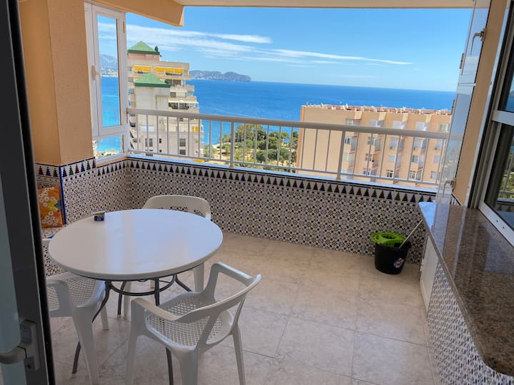 Großer Balkon Mit Super Ausblick Das Meer - Calp