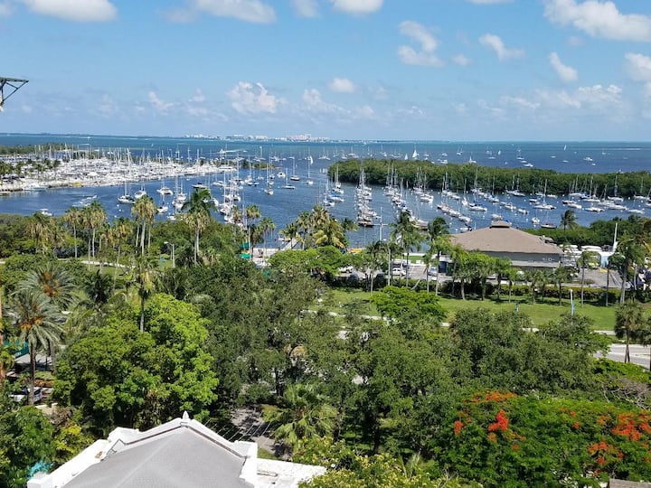 Coconut Grove Charming Suite, Amazing Views - Miami