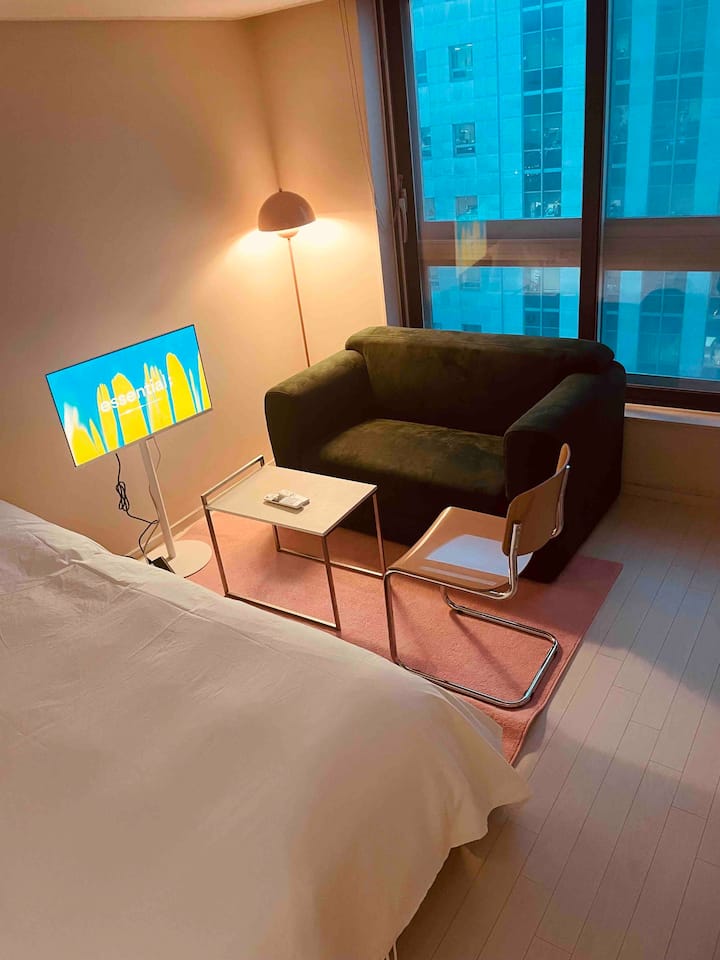 𖤐중앙로스타비앤비,시몬스침대,고급침구,대구시내 - Daegu