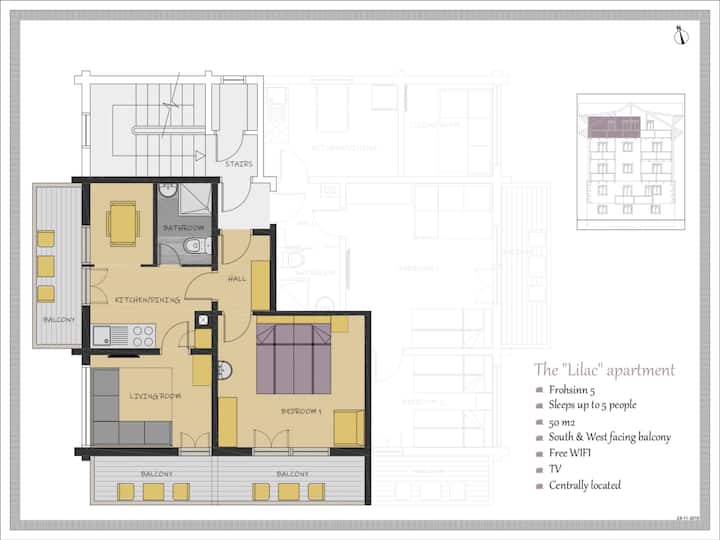 Cozy Top Floor Apartment With Stunning Views - Saas-Fee