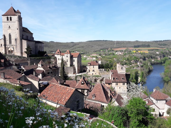 Gîte Avec Jardin Et Superbes Vues Coeur St-cirq - Saint-Cirq-Lapopie